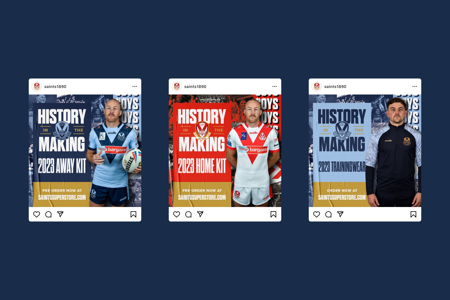 Saints 150th Anniversary Kit Launch | Cultivate