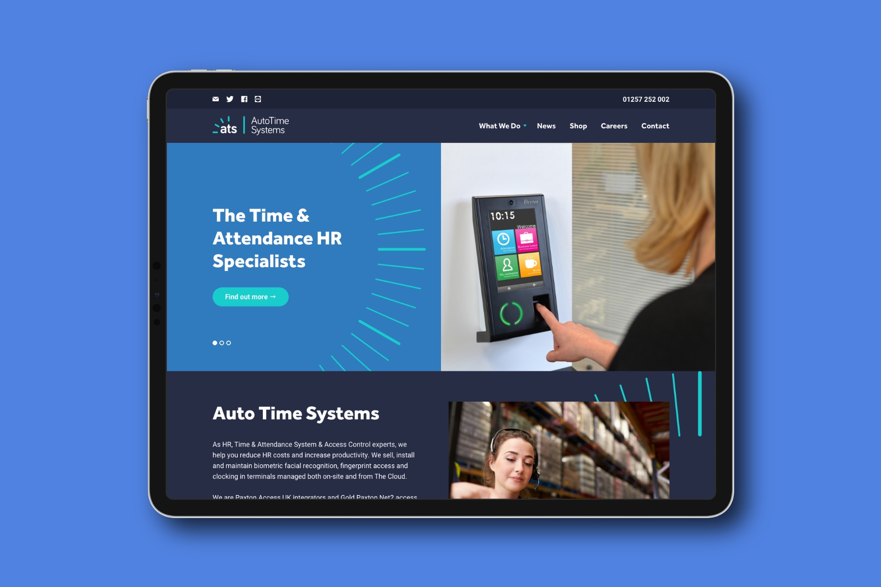 Brand refresh and website design for Auto Time Systems in Wigan